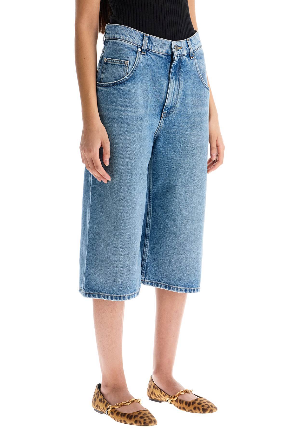 STELLA MCCARTNEY Denim Bermuda Shorts - Medium Vintage Blue | Garmentory