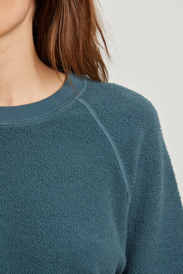 Perfect White Tee Ziggy Reverse Fleece Shrunken Crew | Garmentory