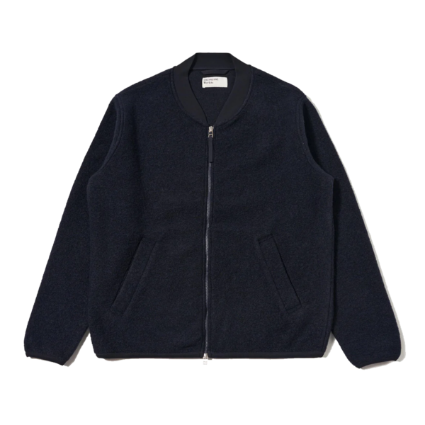 Universal Works Zip Bomber Wool Fleece | Garmentory