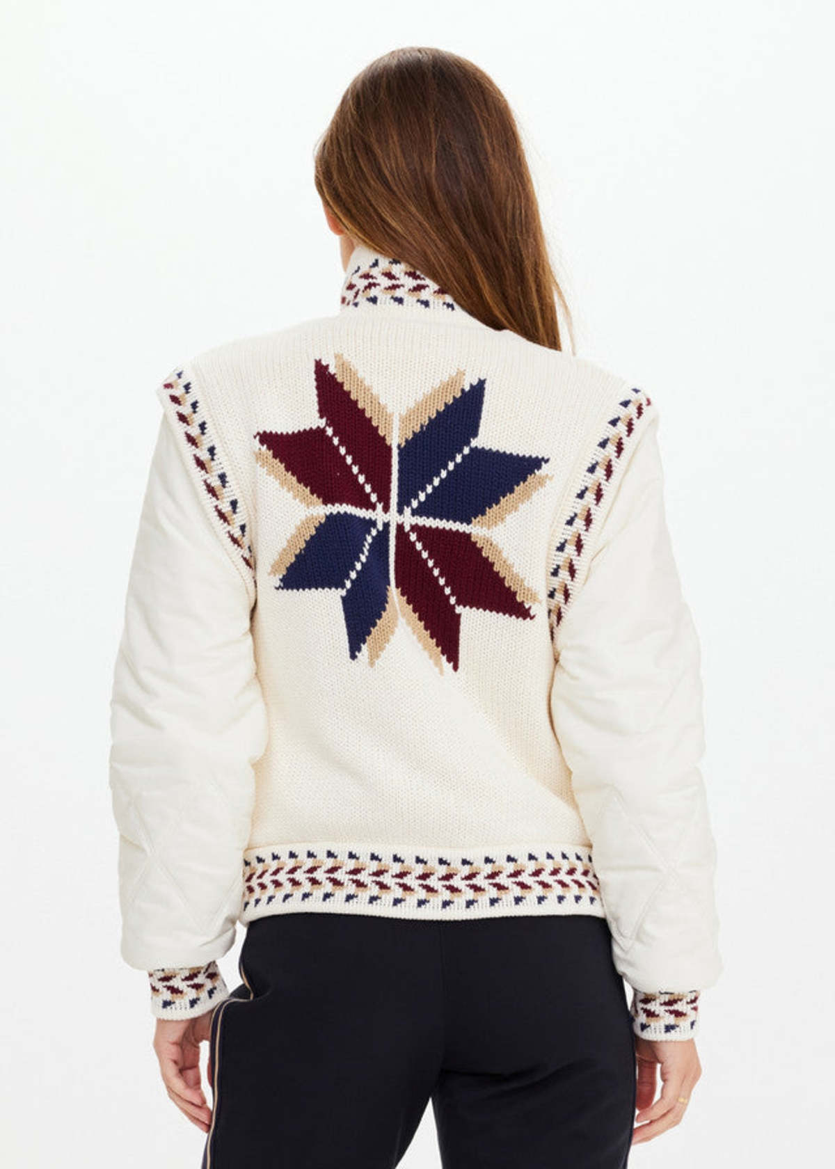 The Upside Swiss Dhemi Knit Jacket - Creme | Garmentory