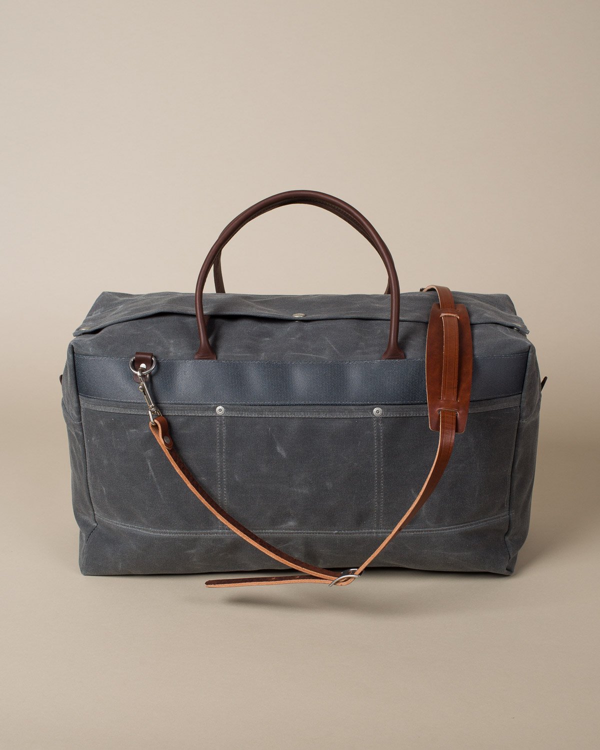 Wood&Faulk Grand Tourer Duffel - North Coast Grey | Garmentory