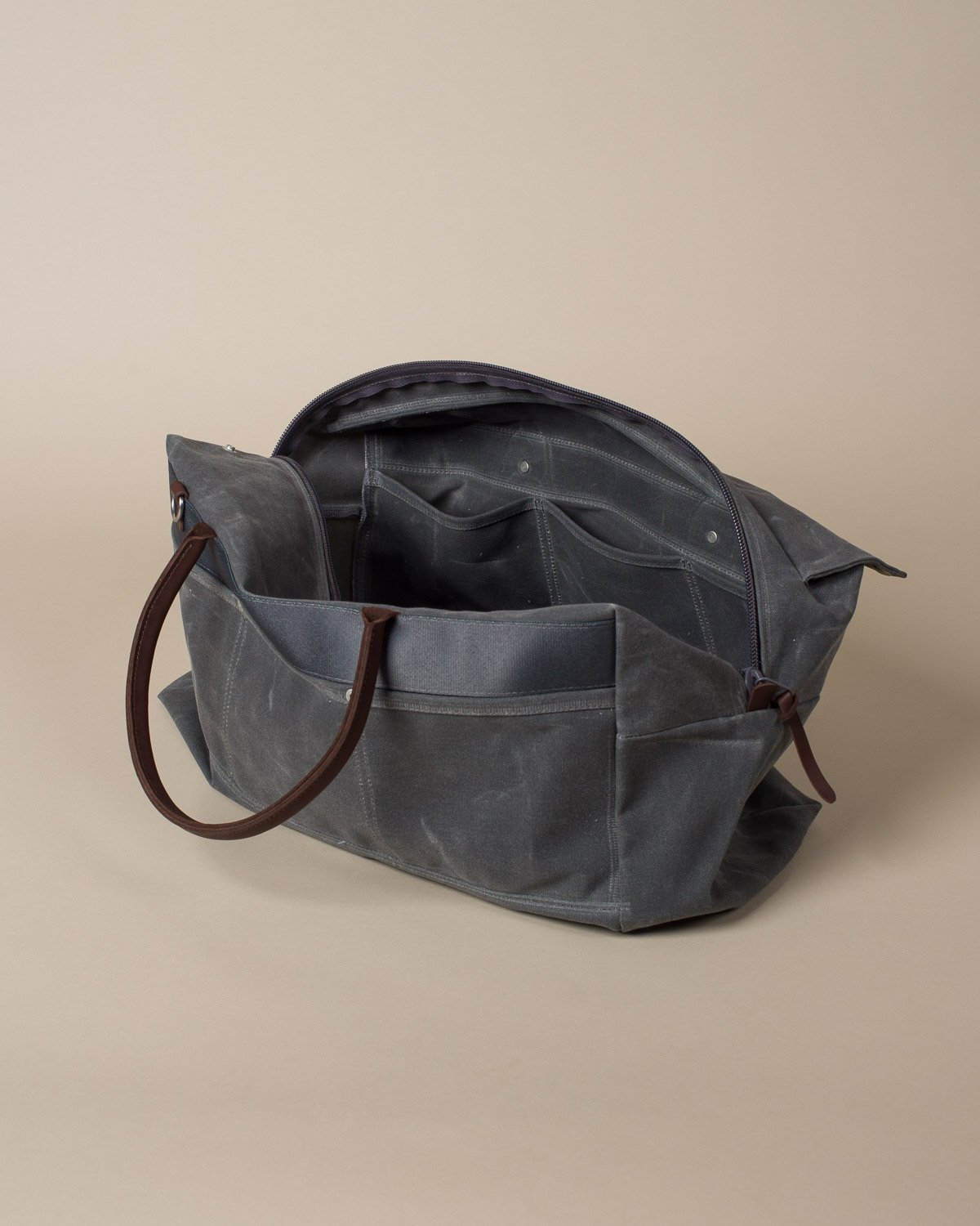 Wood&Faulk Grand Tourer Duffel - North Coast Grey | Garmentory