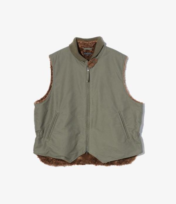Engineered Garments Model 25F1C012RV113WL002 Vest - Olive | Garmentory