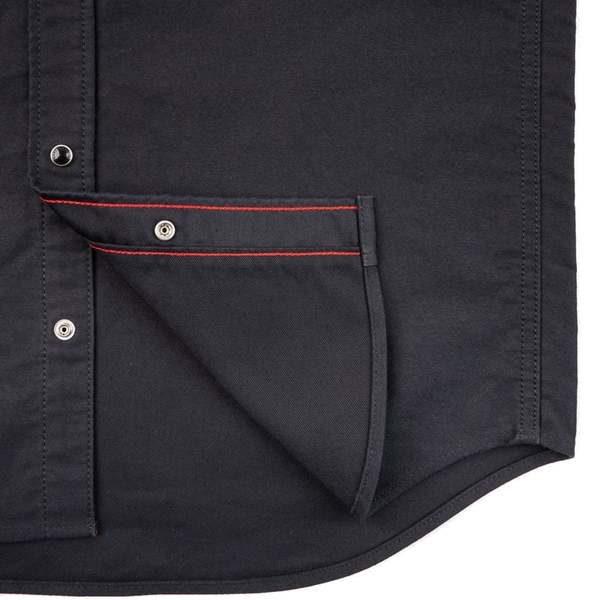 Iron Heart IHSH-426-BLK 12oz Military Moleskin Western Shirt | Garmentory