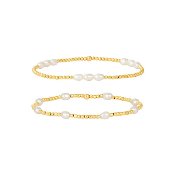Karen Lazar Design The Sweet Pearl Stack Bracelet | Garmentory
