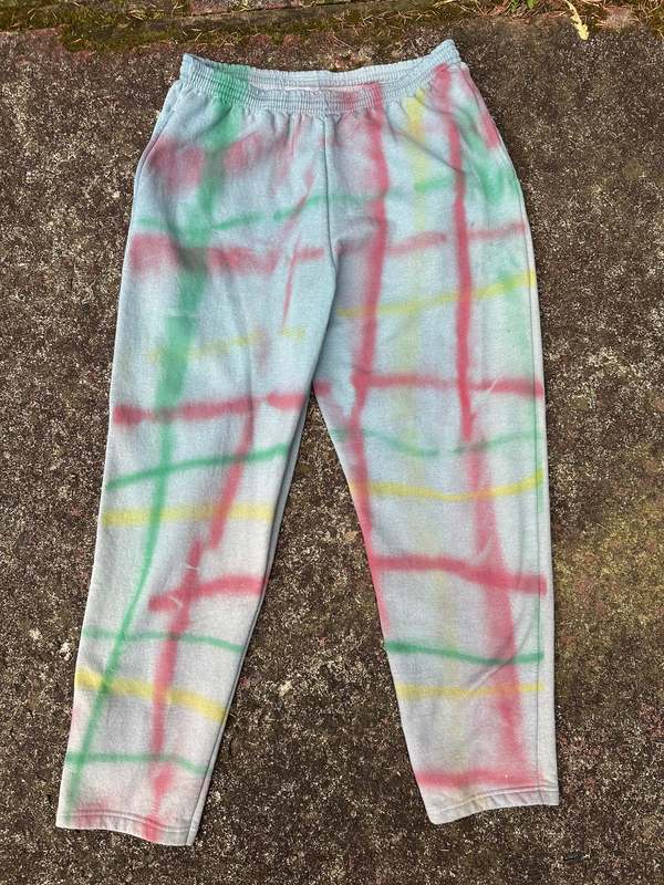 Audrey Louise Reynolds Unisex Rad Plaid Straight Leg Cotton Sweatpants ...