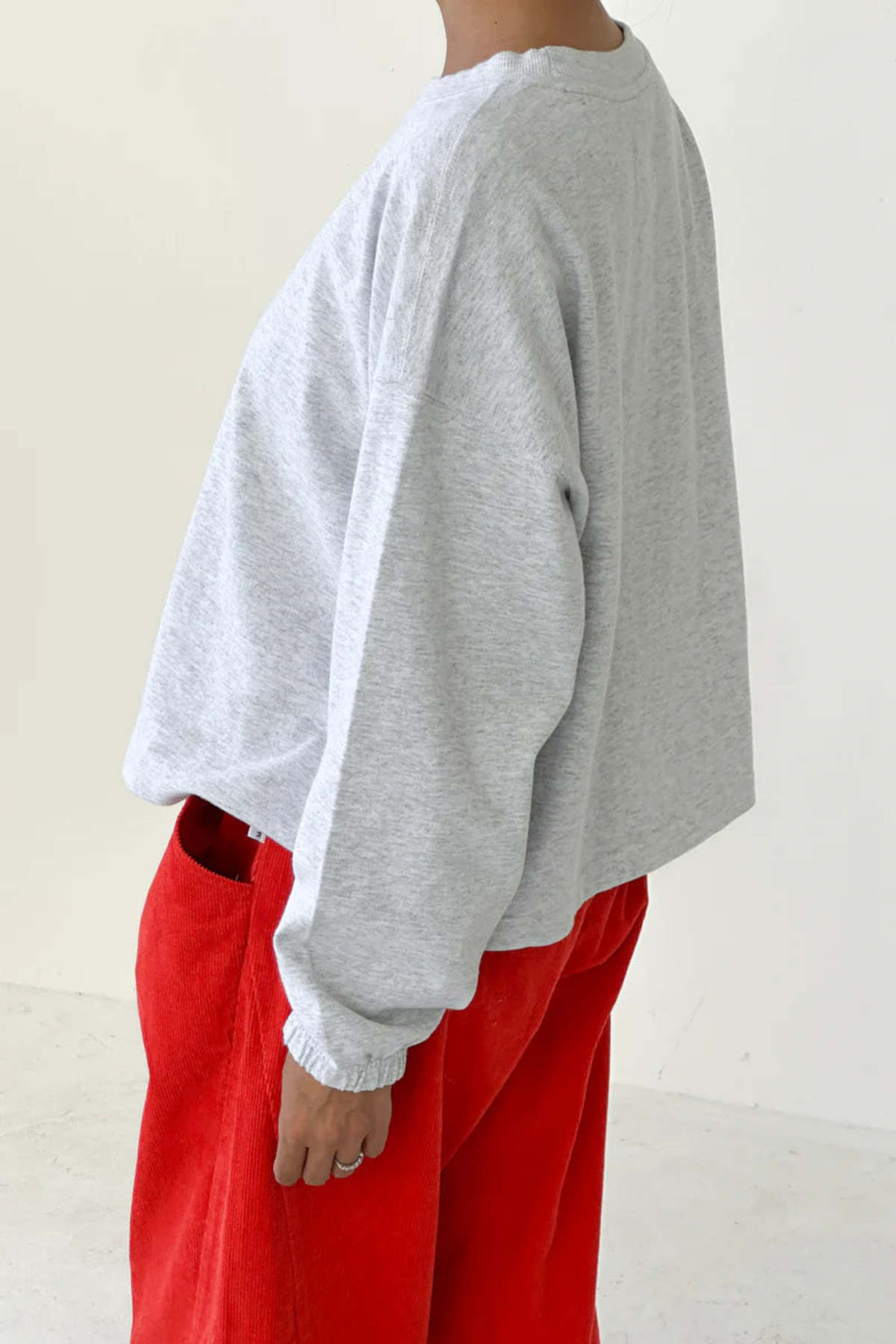 Le Bon Shoppe Naturelle Long Sleeve Tee - Icy Grey | Garmentory