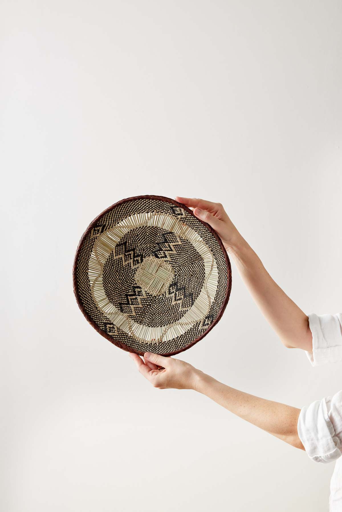 Kanju Interiors Binga Lace Patterned Basket | Garmentory