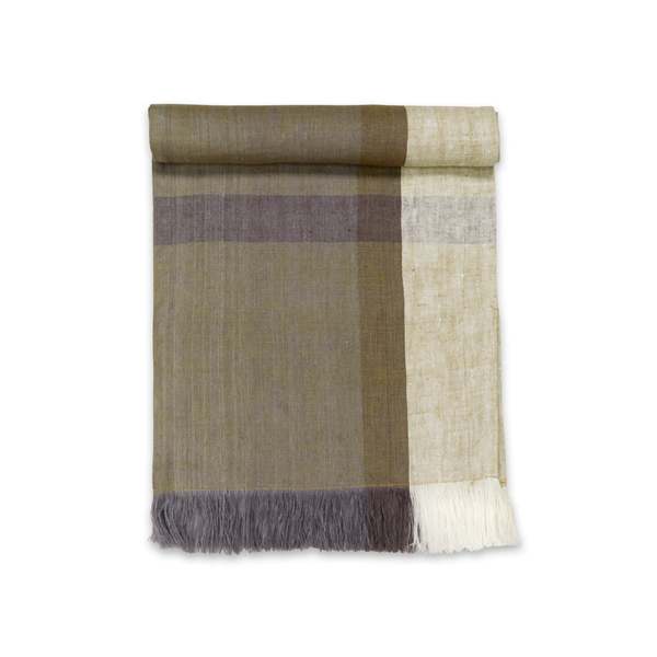 Sustainable Threads Hinterland Handwoven Linen Table Runner | Garmentory