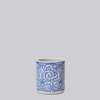 Cobalt Guild Tiny Blue and White Porcelain Country Peony Cachepot ...
