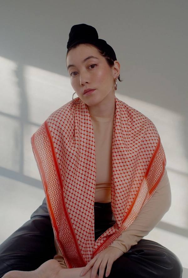 Sarah Musa Petit Foulard Keffieh Scarf | Garmentory