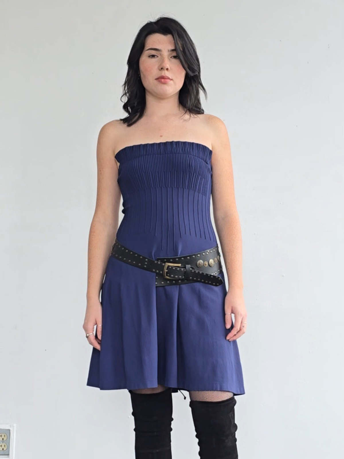 Vintage Italian Leather Coin Hardware Belt | Garmentory