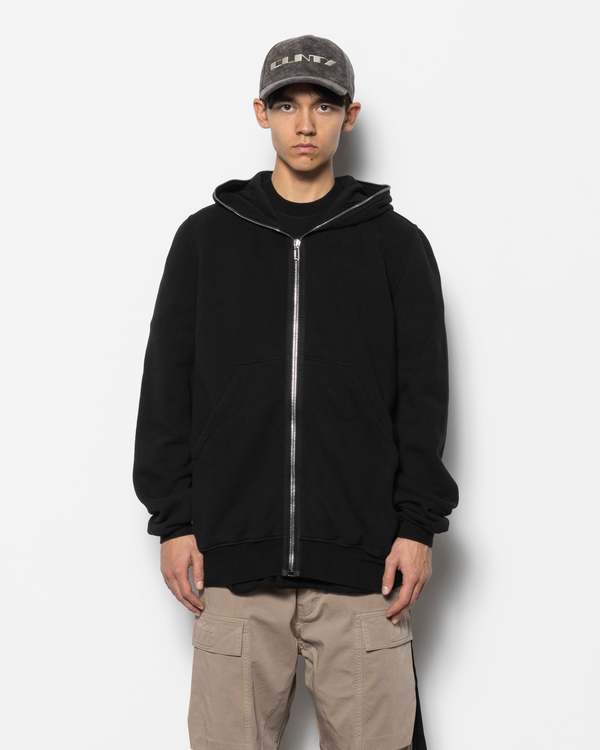 Rick Owens Jumbo Gimp Zip Hoodie | Garmentory