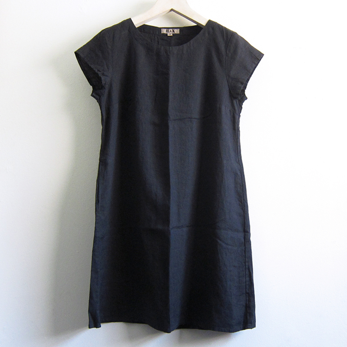 Flax Designs Tuck Back Dress - Ebony | Garmentory