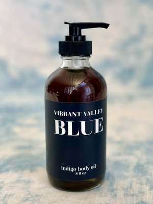 VIBRANT VALLEY FARM Indigo Body Oil | Garmentory