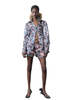 TIGRA TIGRA Hand-Printed Sprinter Shorts - Flower Print | Garmentory