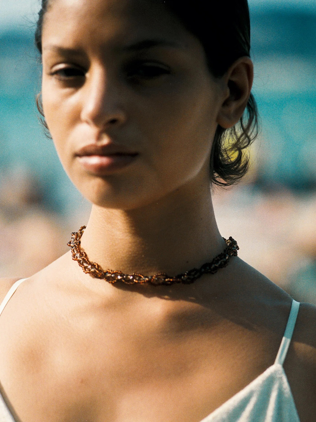 Jacob Ouna Necklace - Brown | Garmentory