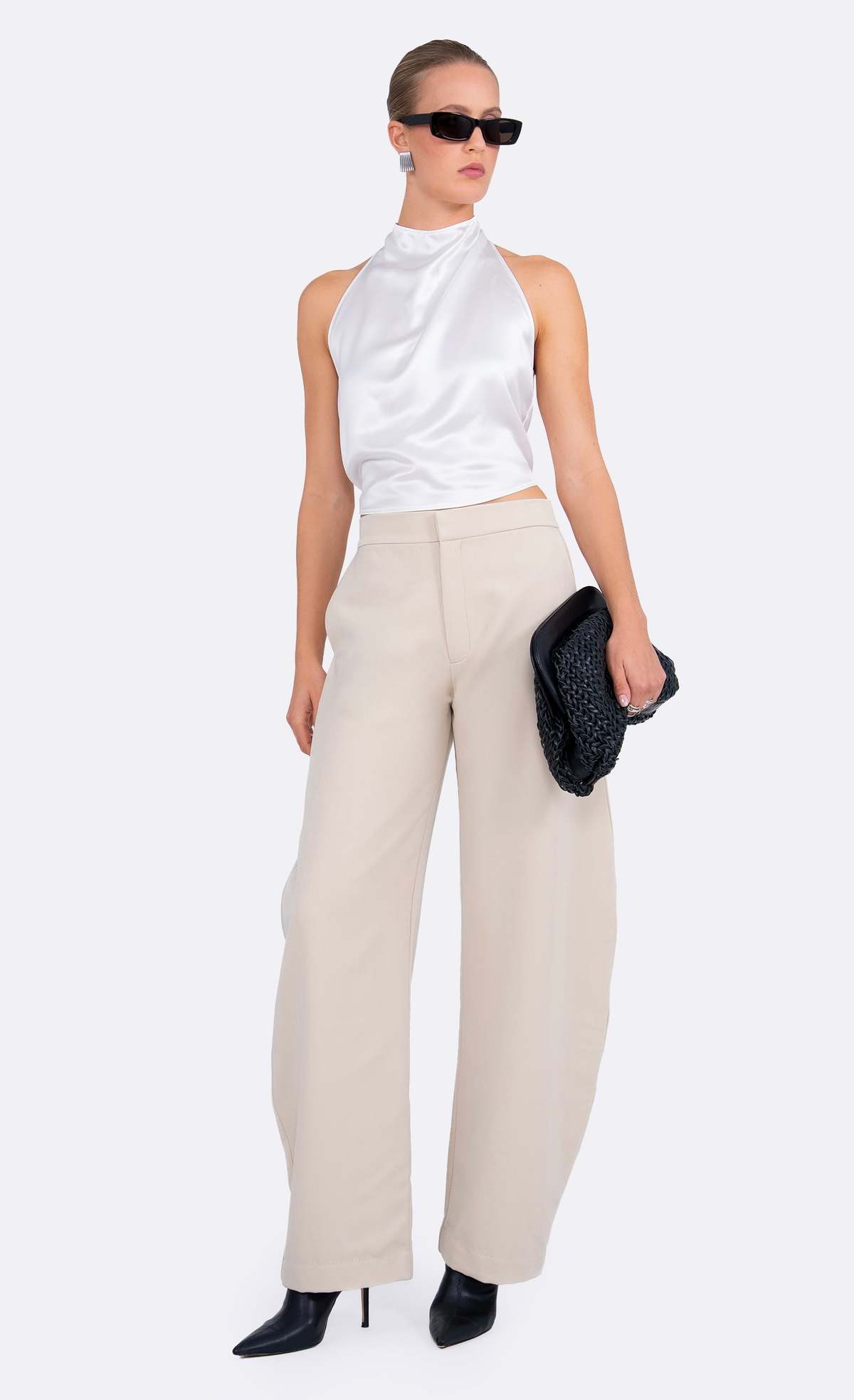 Nonchalant Label Sylvana Trouser - Beige | Garmentory