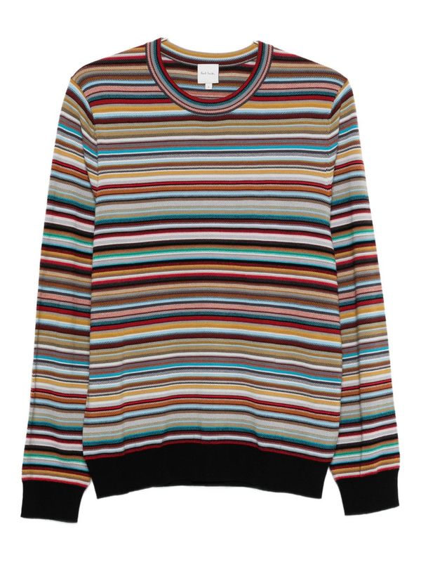 PAUL SMITH Signature Stripe Wool Sweater | Garmentory