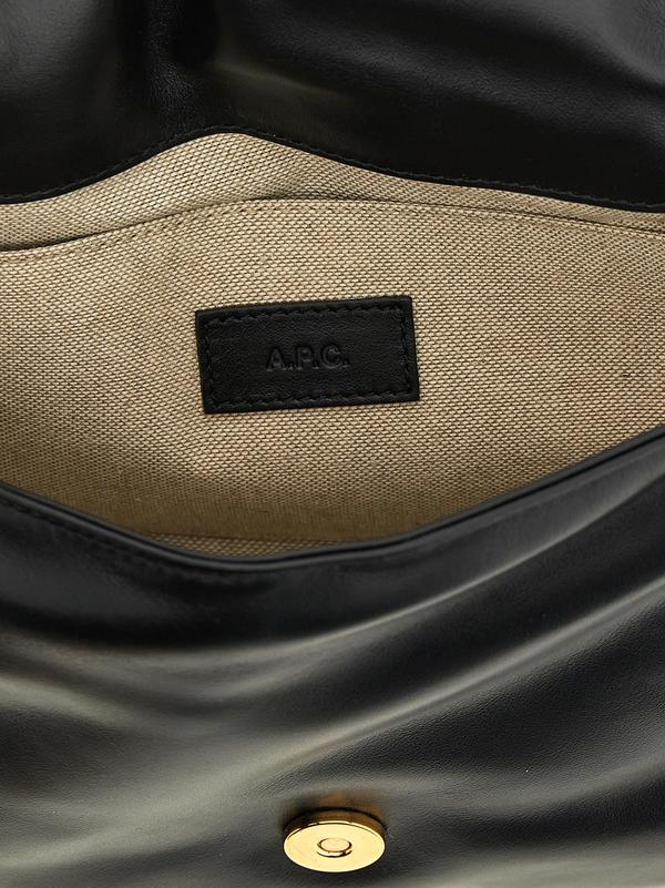 A.P.C. Grace Soft Small Crossbody Bag - Black | Garmentory