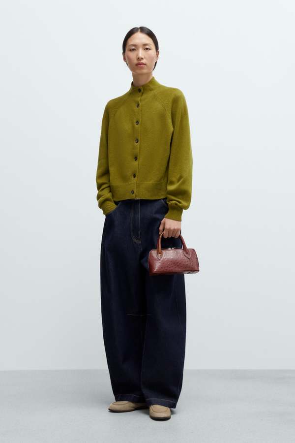 Cordera Merino Wool Perkins Cardigan - Woodbine | Garmentory