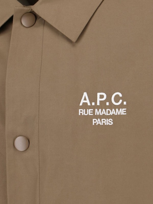 A.P.C. Classic Structured Jacket - Brown | Garmentory