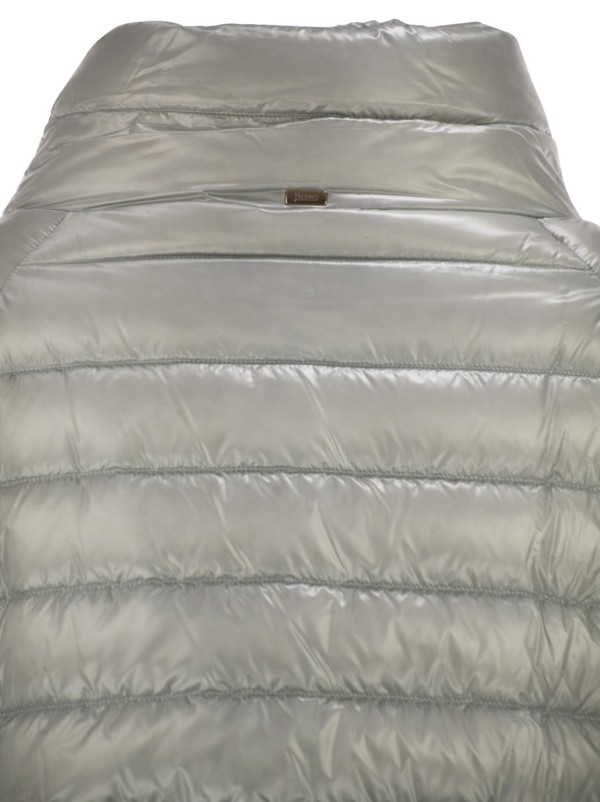 Herno Sofia Mini Cape With 3/4 Sleeves - Gray | Garmentory