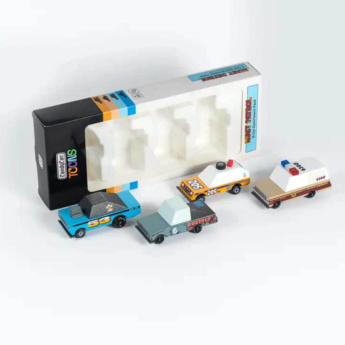 Candylab Rust Patrol TOONS 4-Pack Toy Car Set | Garmentory