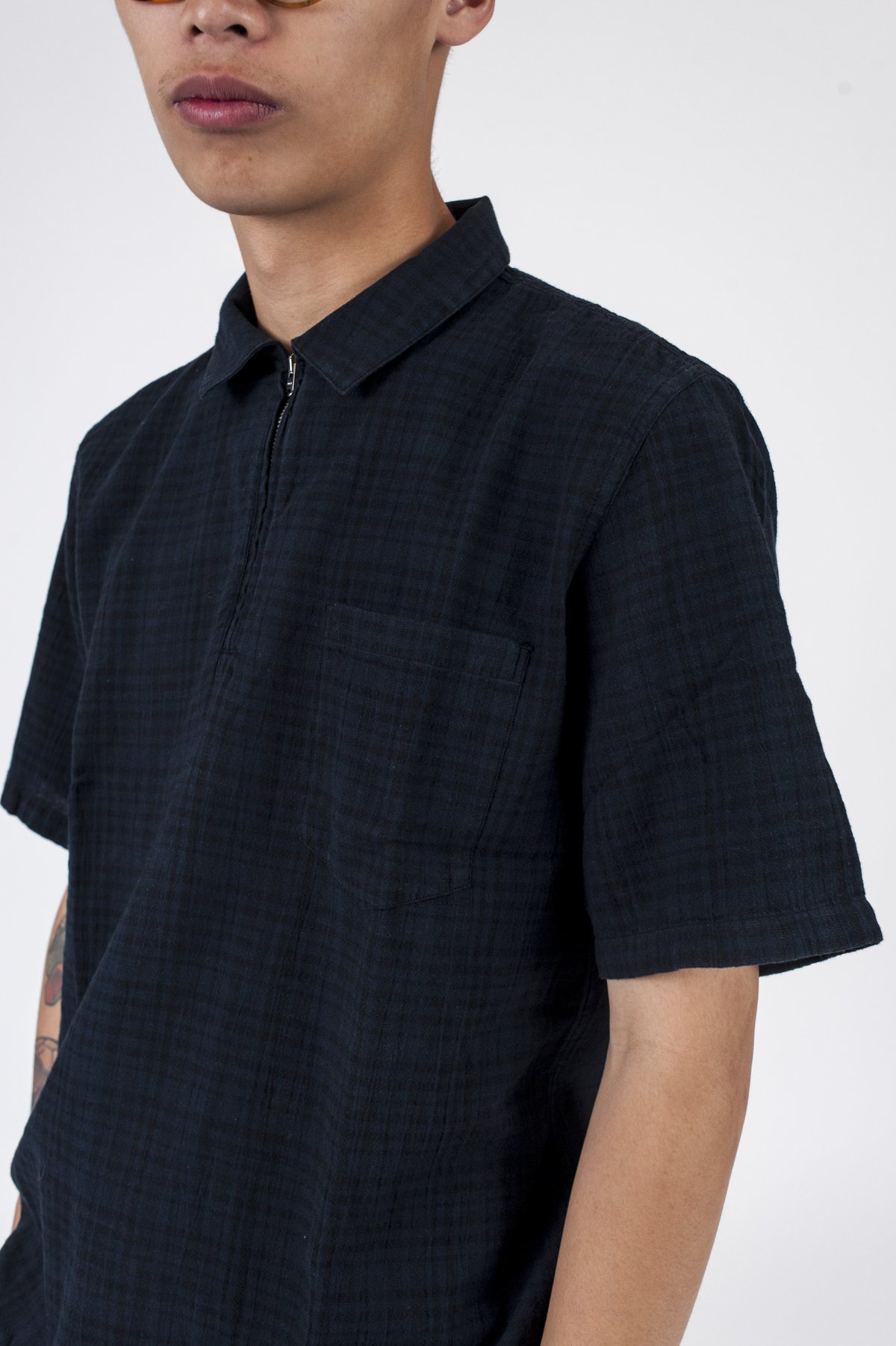 Norse Projects Theo Overdyed Check Shirt | Garmentory