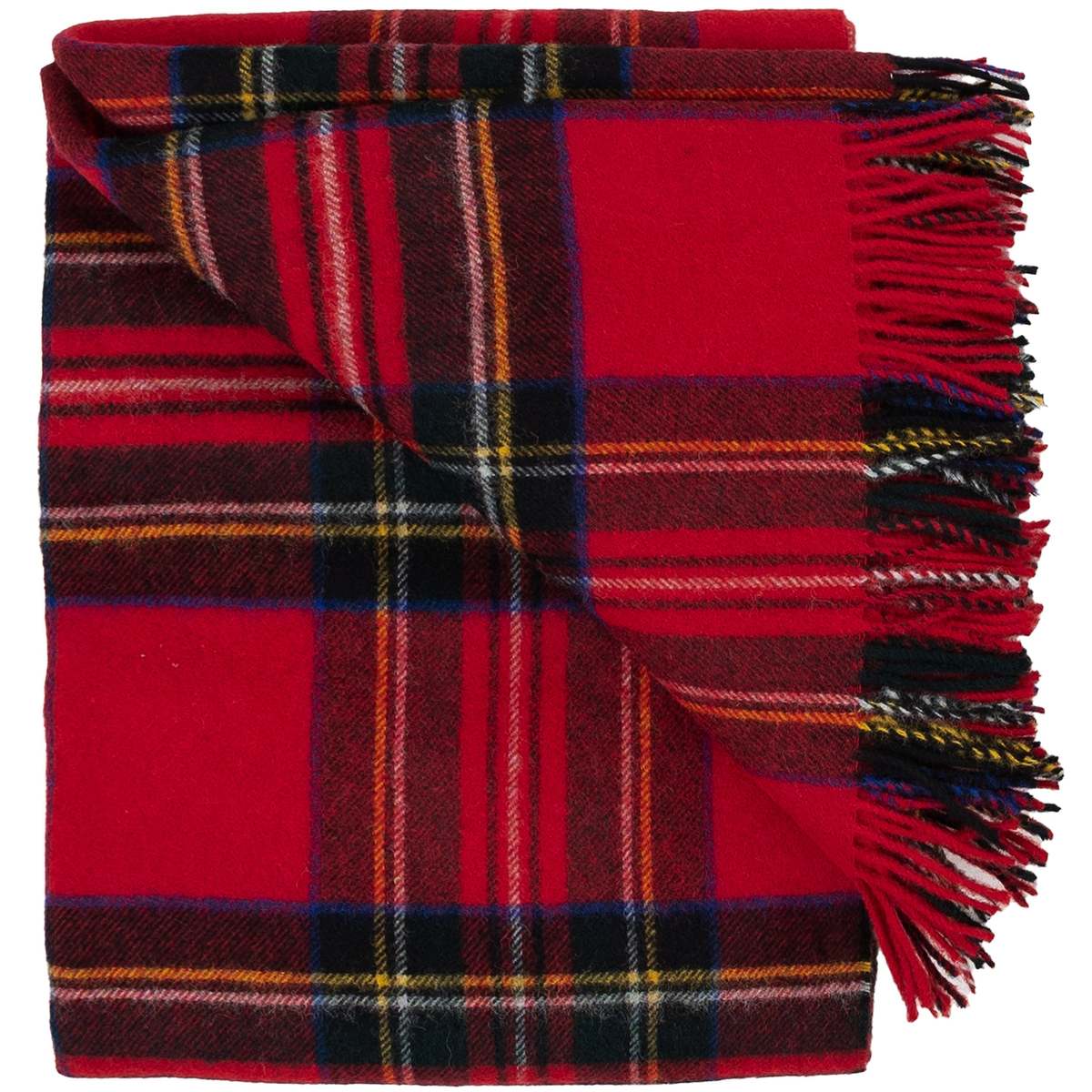 Prince of Scots Highland Tweeds Shetland Lambswool Throw | Garmentory