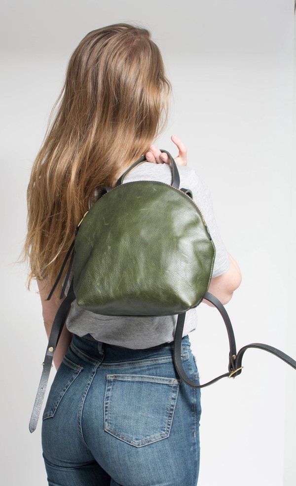 Eleven Thirty Shop Anni Mini Backpack - Olive | Garmentory