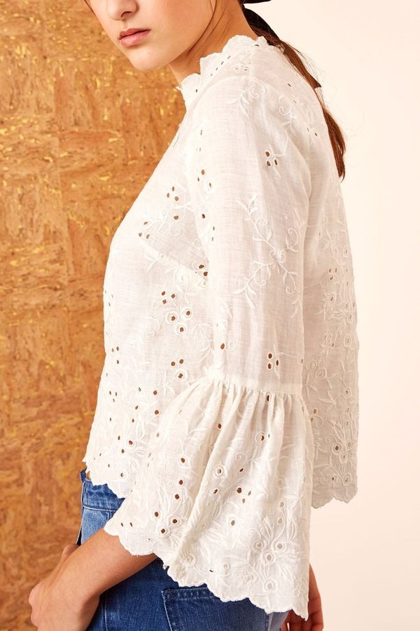 Ulla Johnson Grace Blouse - Blanc | Garmentory