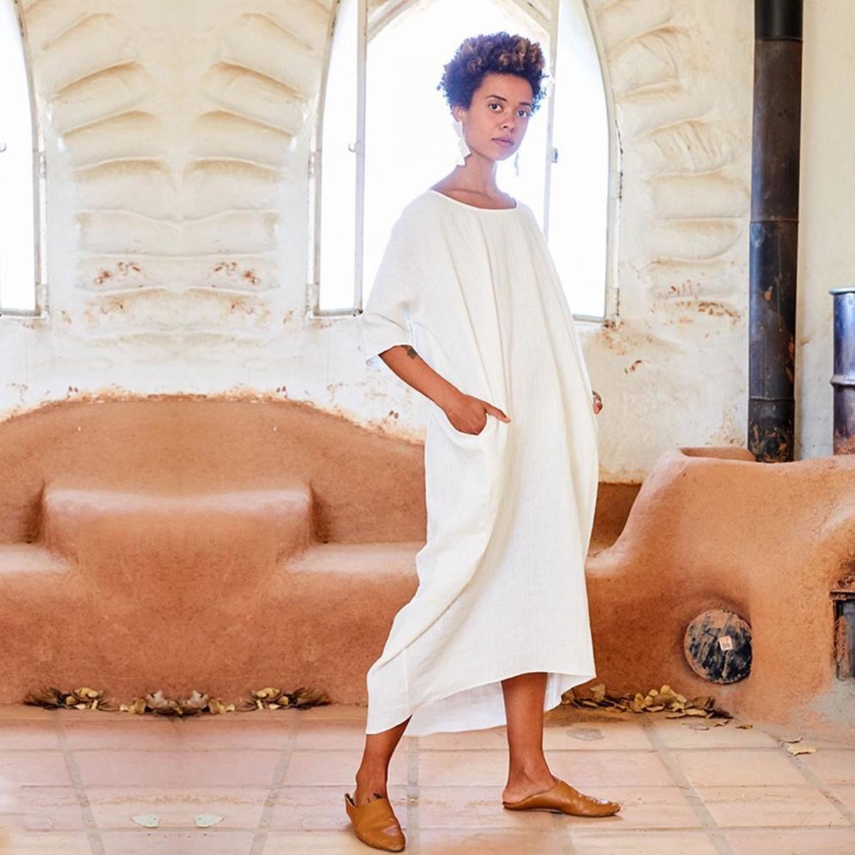 Rachel Craven Textiles Long Cocoon Dress | Garmentory