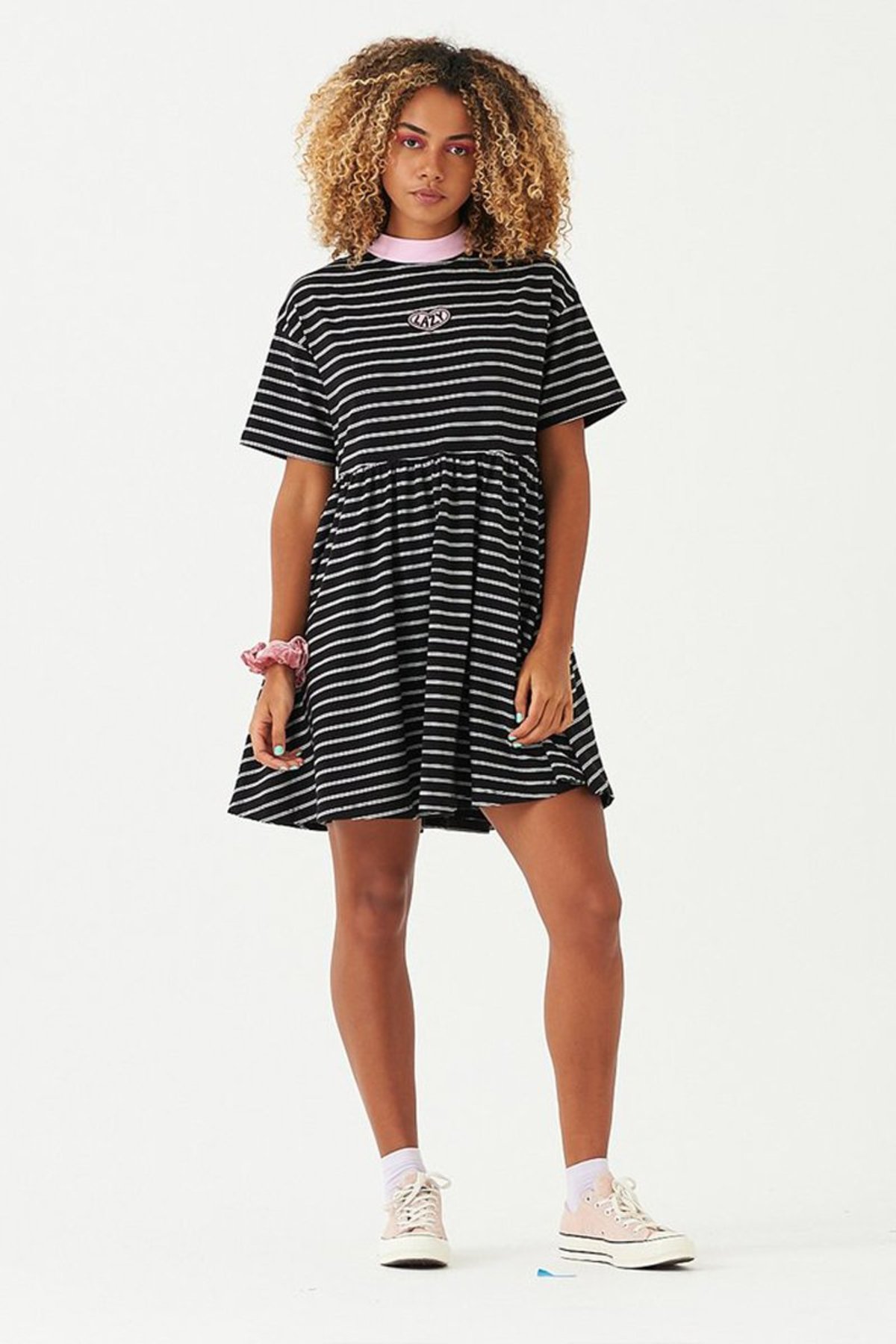 Lazy Oaf Sally Sack dress - Tiny Stripe | Garmentory