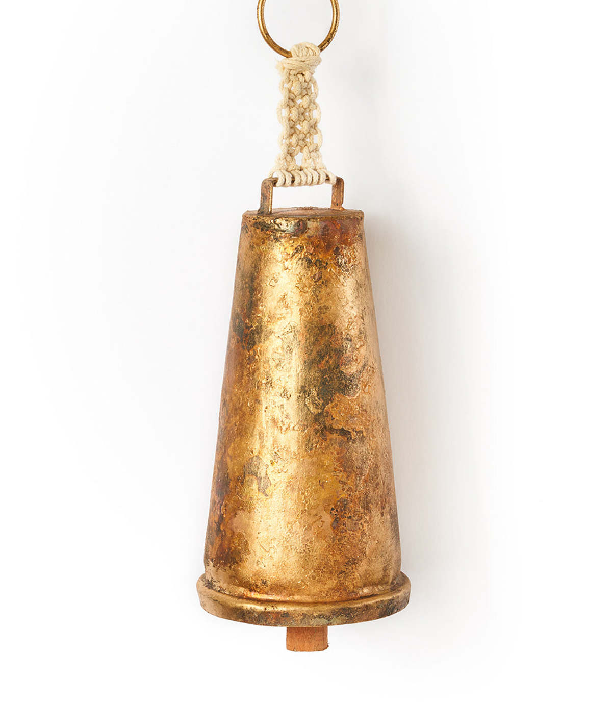 Matr Boomie Macrame Large Wind Chime Rustic Cow Bell | Garmentory