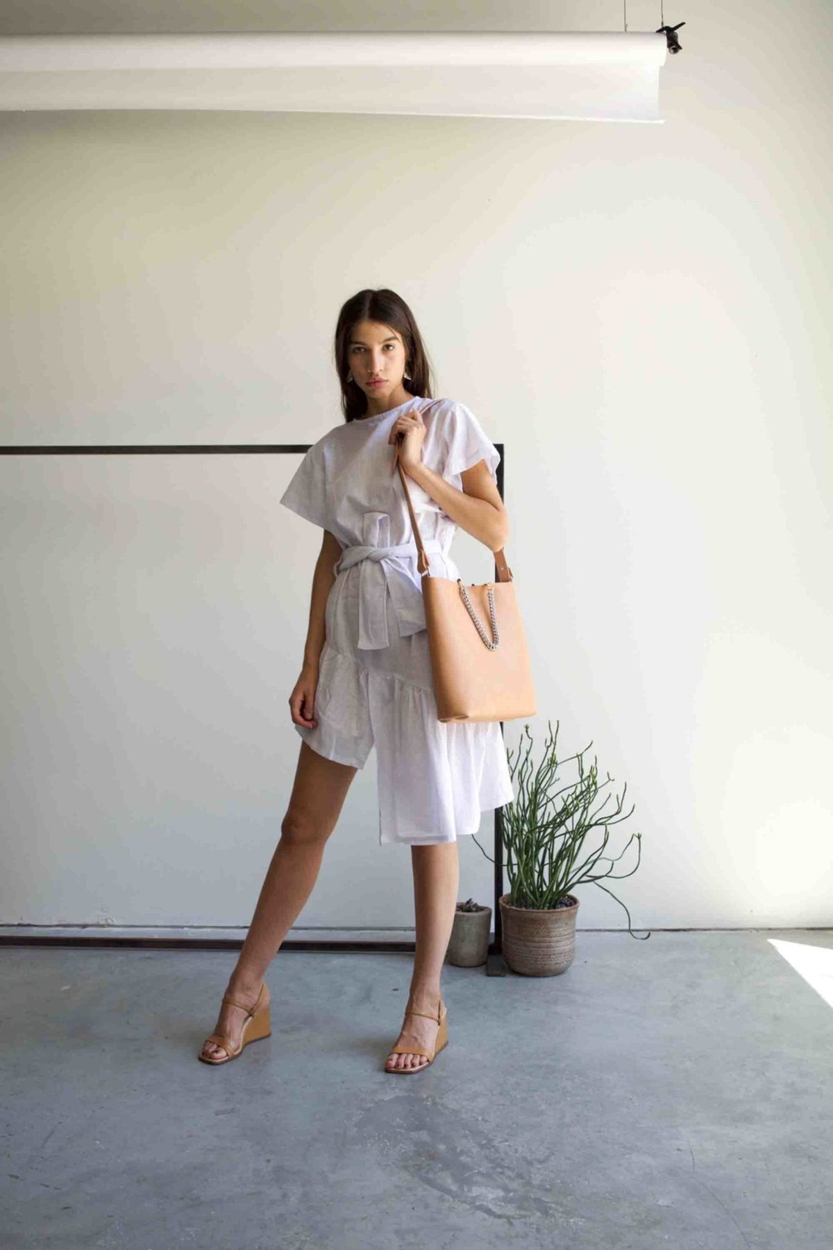 SONYA LEE Half Yuliana Tote - Nude | Garmentory