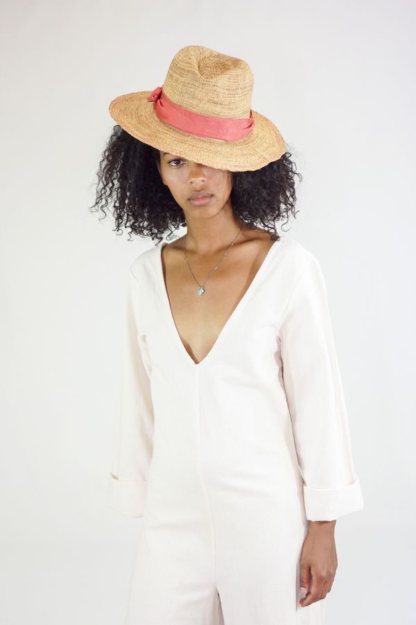 Lola Ehrlich Rise n' Shine Straw Hat - Terra Cotta | Garmentory