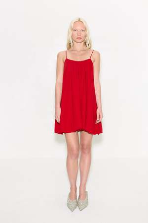 Simon Miller Clepe Mini Dress - Lucky Red | Garmentory