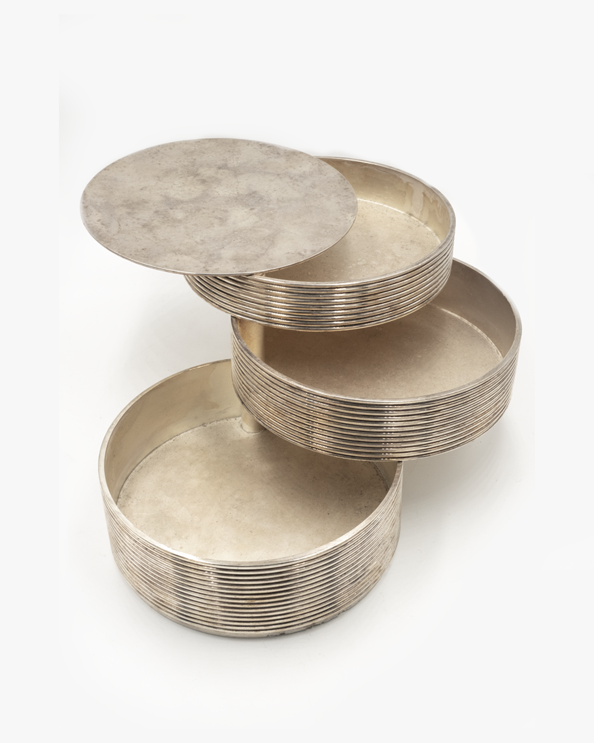 titleofwork Christofle 3 Tiered Silver Plated Jewelry Box | Garmentory