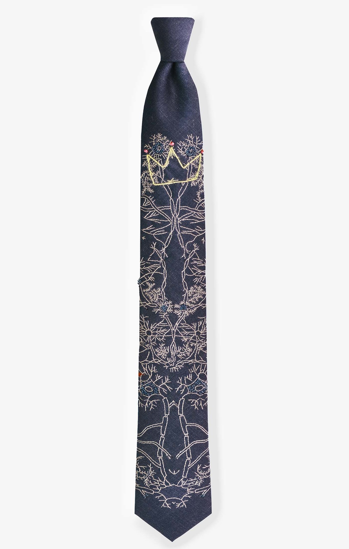 titleofwork Embroidered Neuron Necktie 1476 | Garmentory