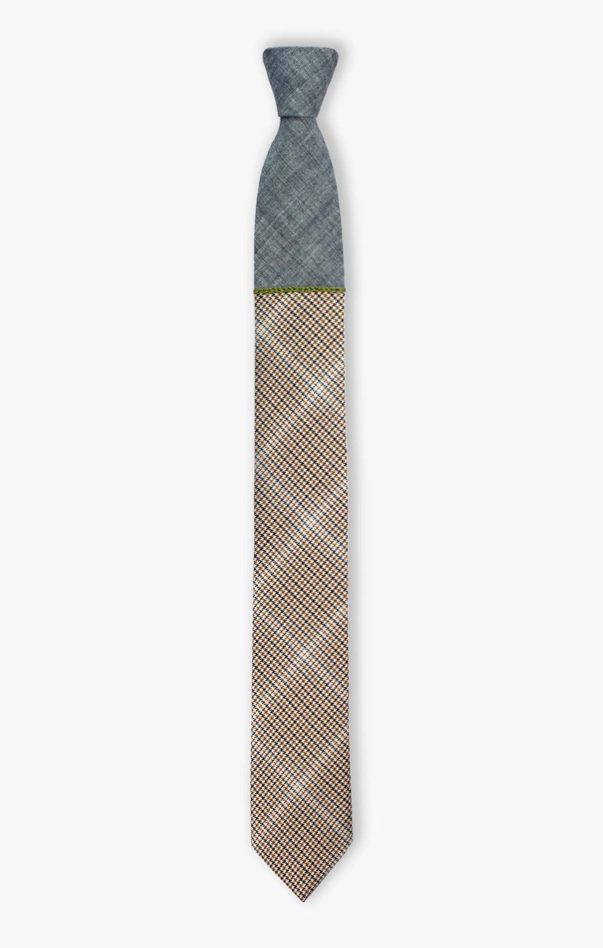 titleofwork Light Denim Striped Necktie 1454 | Garmentory