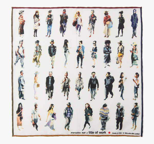 titleofwork Marcellus Hall Pocket Square | Garmentory