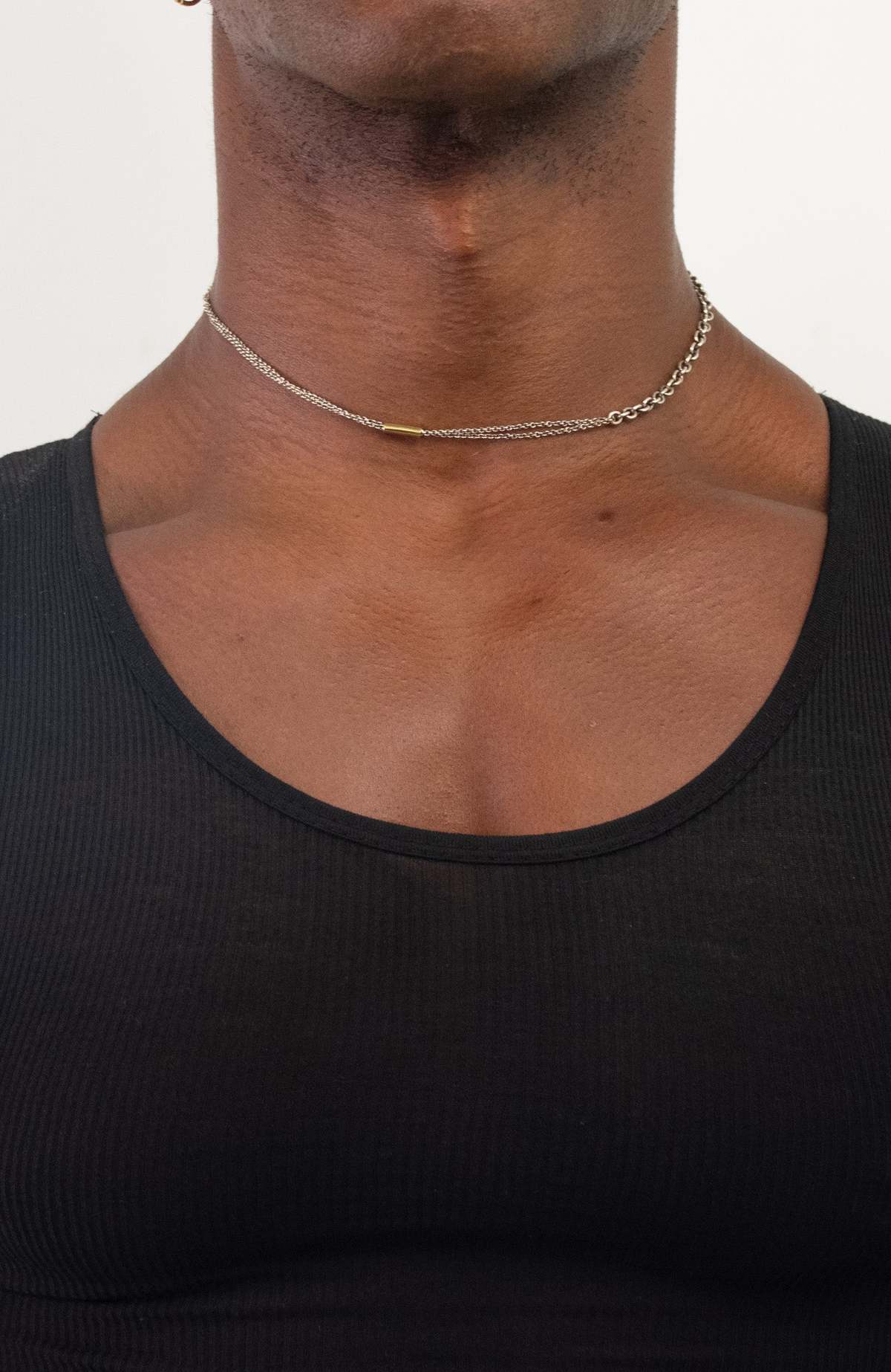 titleofwork Mixed Metal 18K Tube 226 Necklace | Garmentory