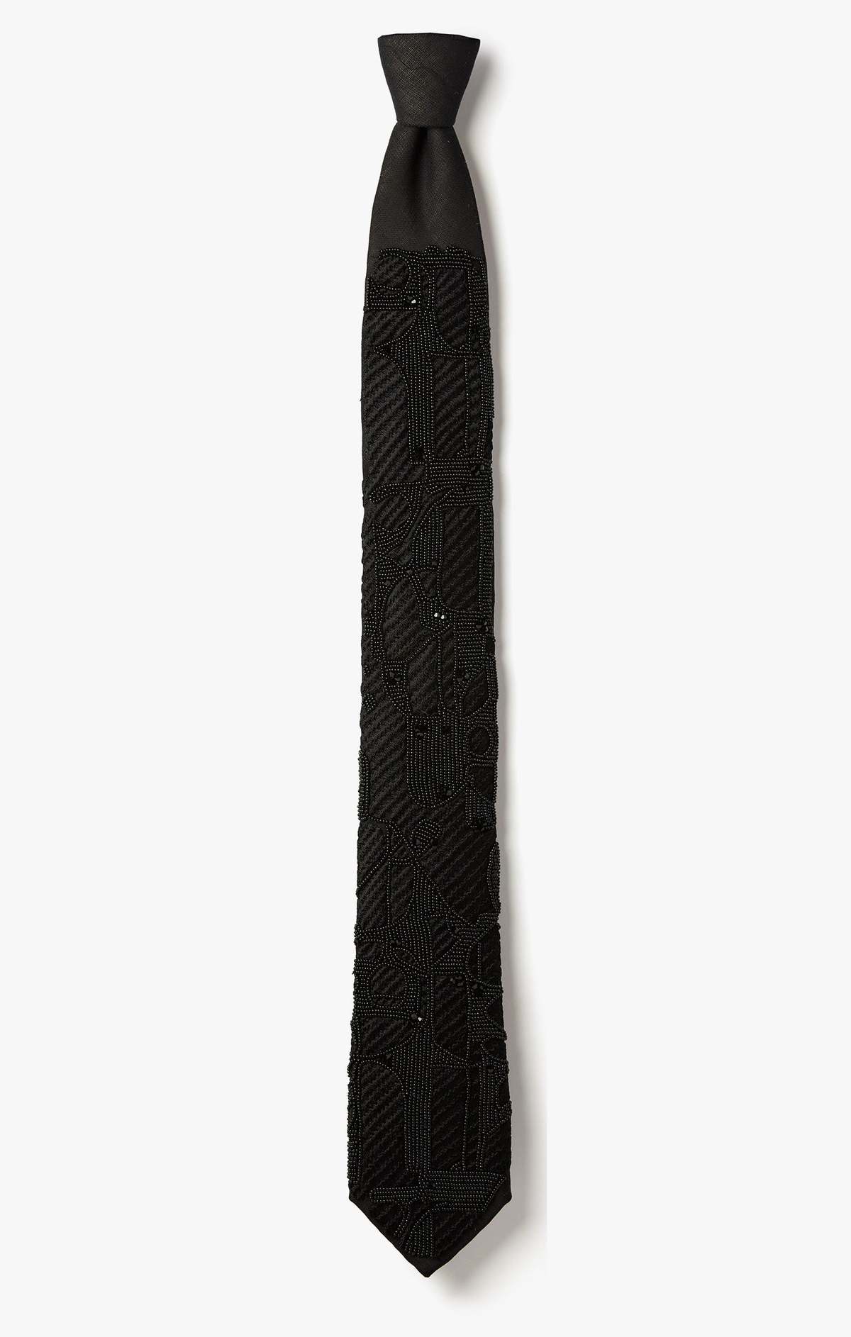 titleofwork Textured Beaded Necktie 1041 | Garmentory