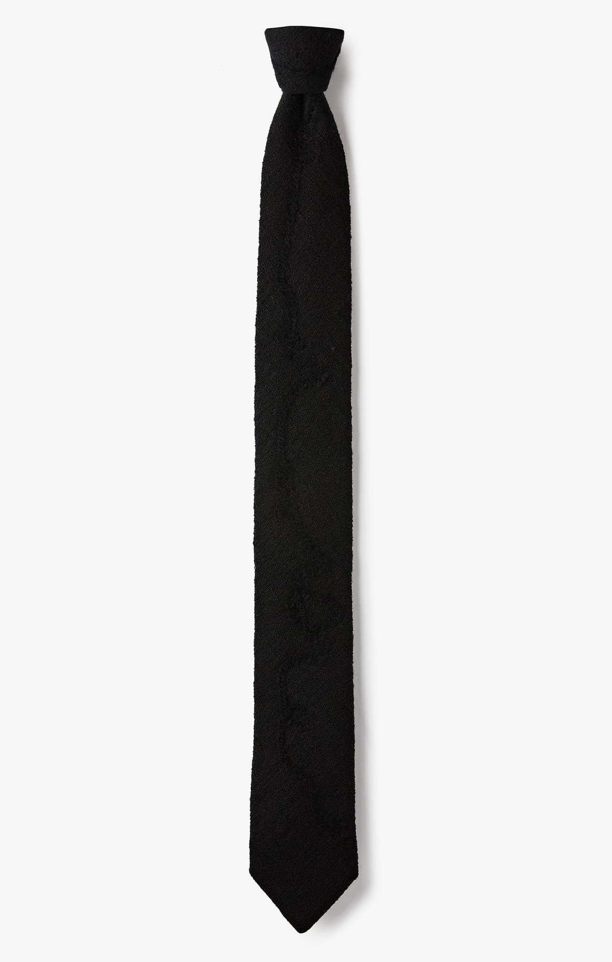 titleofwork Yarn Felted Overlay Necktie 1014 | Garmentory