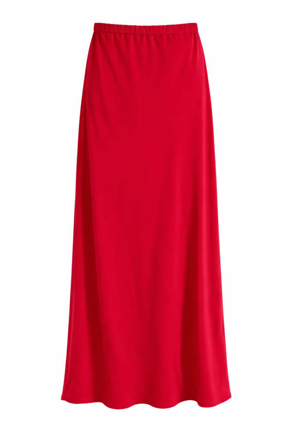 Nude Lucy Amaya Cupro Maxi Skirt - Vermillion | Garmentory