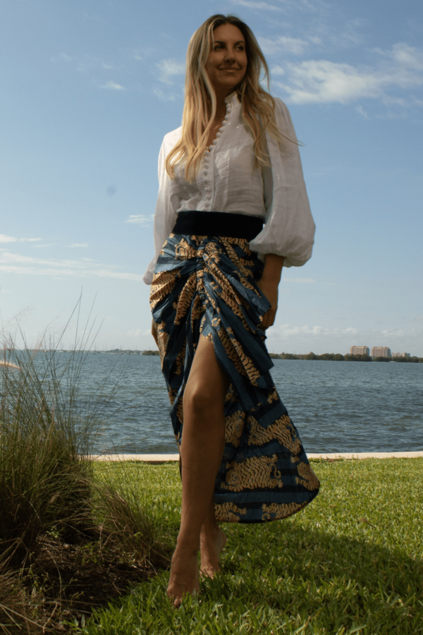 Guadalupe Design Luciana Pareo Skirt | Garmentory