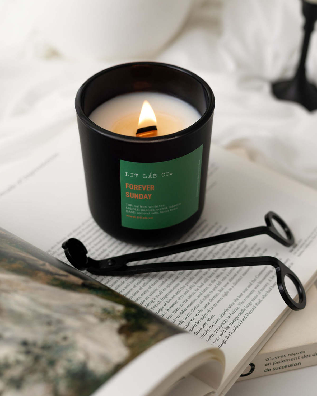 LIT LAB CO. Forever Sunday Candle | Garmentory
