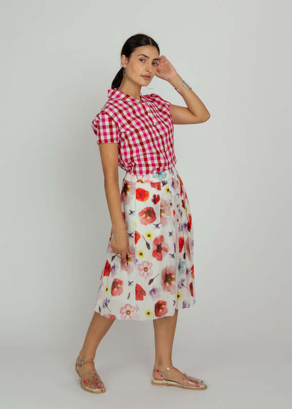 H+ Hannoh Wessel Joyce Voile Skirt - Flowers | Garmentory