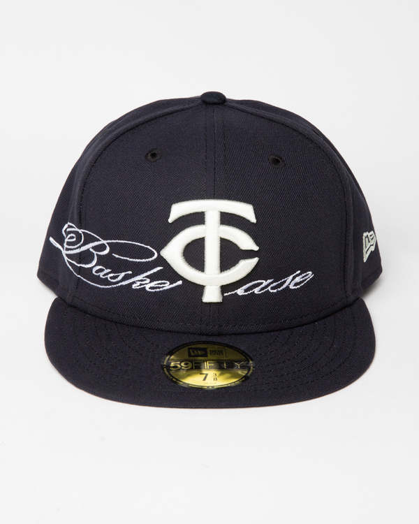 Basketcase Twins Fitted Cap - Navy | Garmentory